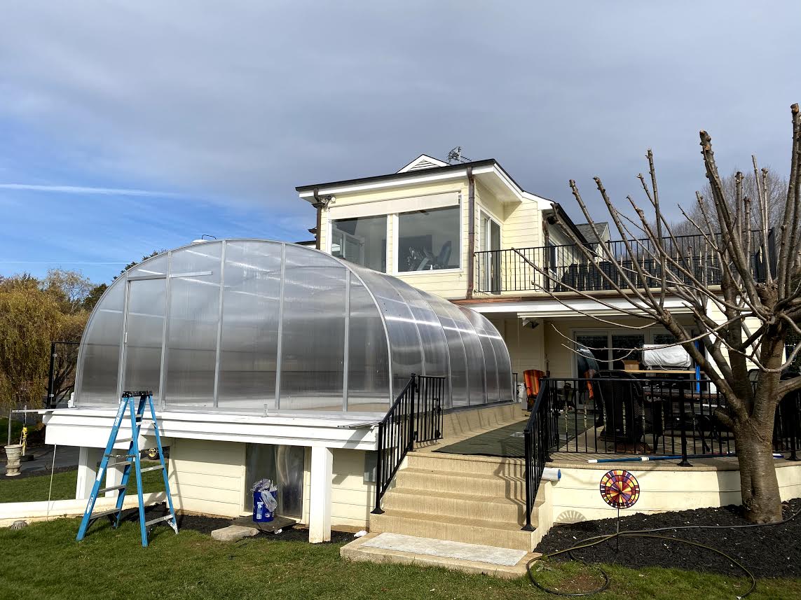 Above Ground Swimming Pools Domes Swim Time SolarPro XD3 Solar Dome